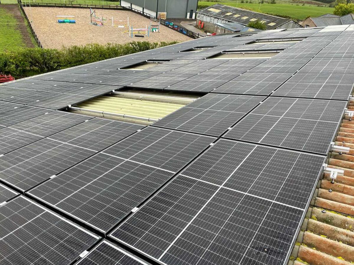 150KW Solar PV Installation Lockerbie, Dumfries & Galloway - Ember Energy