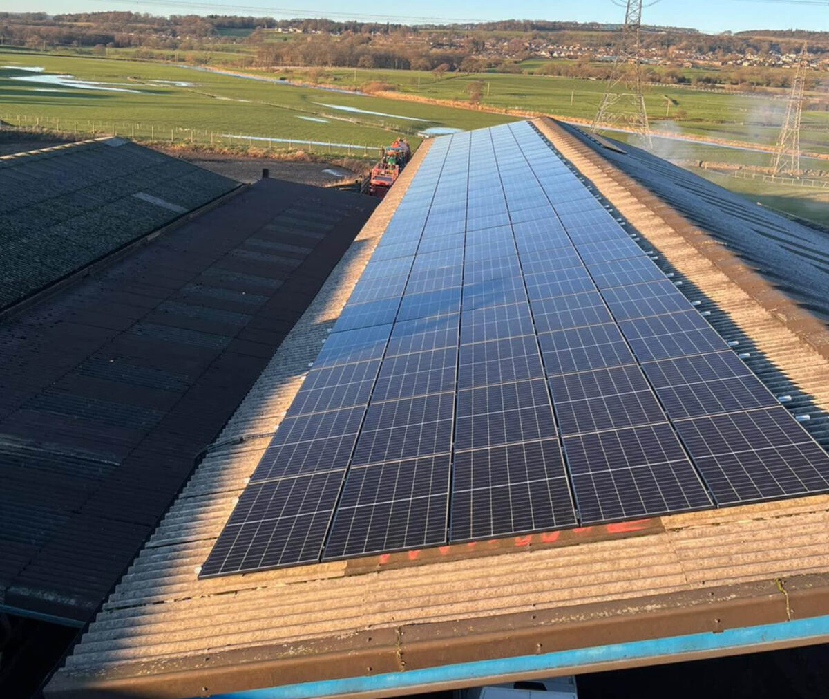 Solar Panel Installation In Lancashire | 60KW Solar PV Dairy Farm